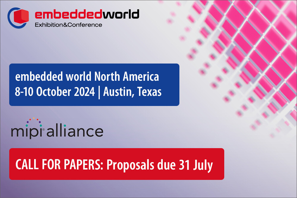 MIPI Sessions at embedded world North America 2024